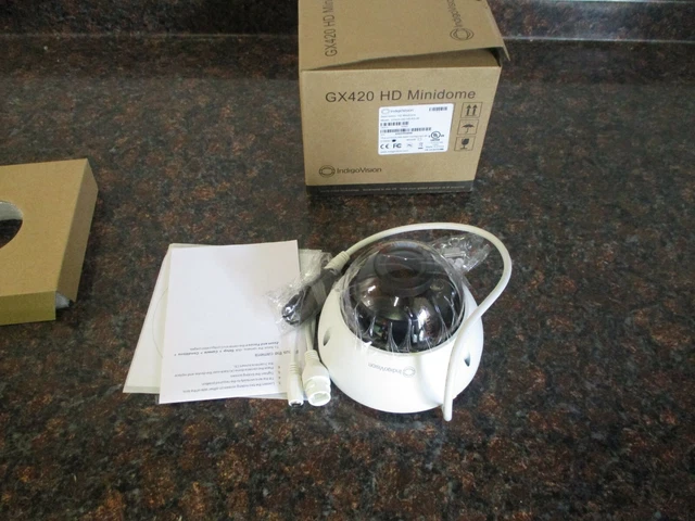 CAMÉRA MINI-DÔME PANORAMIQUE/INCLINAISON IndigoVision GX420-HD-VR-RS-IR ...