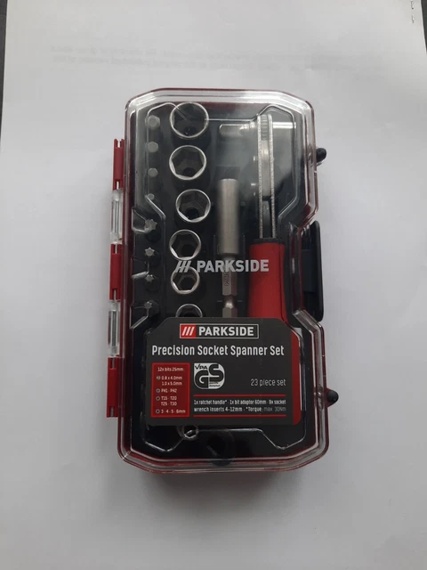 PARKSIDE PRECISION SOCKET Set.23 Piece Set £9.99 - PicClick UK