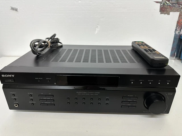 SONY STR-DE197 AV Stereo Receiver Amplifier Digital TESTED bundle ...