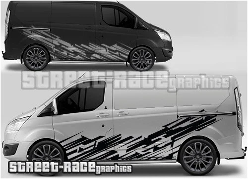 FORD TRANSIT CUSTOM Rally 002 racing motorsport graphics stickers ...