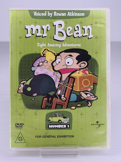 MR BEAN ANIMATED Adventures Number 1 DVD Comedy Cartoon Series Rowan ...