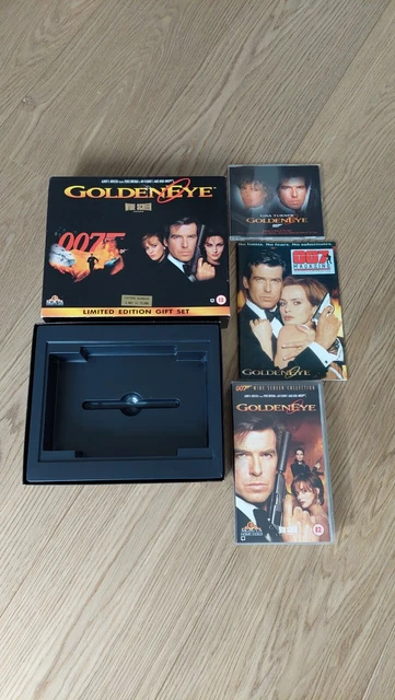 GOLDENEYE 007 JAMES Bond VHS video Box Set with 007 magazine. Rare. £15 ...