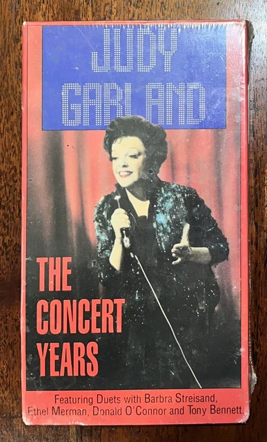 JUDY GARLAND THE Concert Years VHS 1990 Brand New Sealed 58 Minutes JUDY GARLAND THE Concert Years VHS 1990 Brand New Sealed 58 Minutes