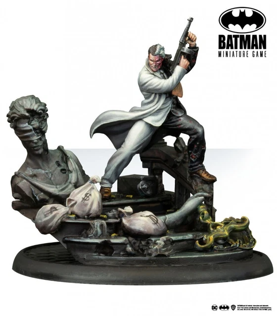 FIGURINE BATMAN MINIATURE DC BMG Game Knight Models - Two-Face EUR 41 ...