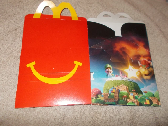 U.K MCDONALDS HAPPY meal empty box 2023 Super Mario Bros Movie EUR 3,50 ...