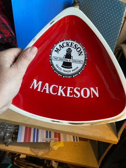 VINTAGE LARGE RED Mackeson Ashtray by Carlton Ware. £8.50 - PicClick UK