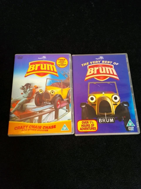 BRUM DVD Bundle Crazy Chair Chase inc poster & The Very Best of Brum ...