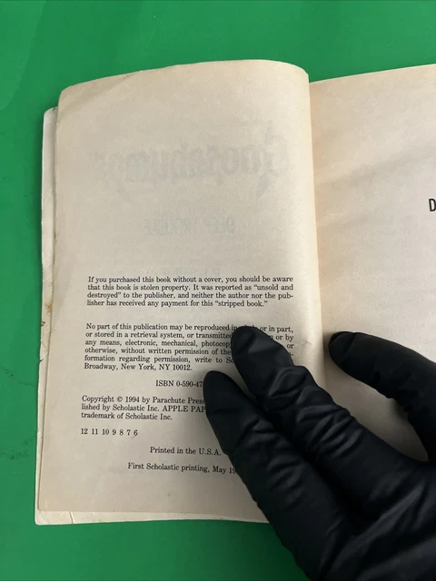 GOOSEBUMPS #15 YOU Cant Scare Me! R L Stine $8.32 - PicClick CA