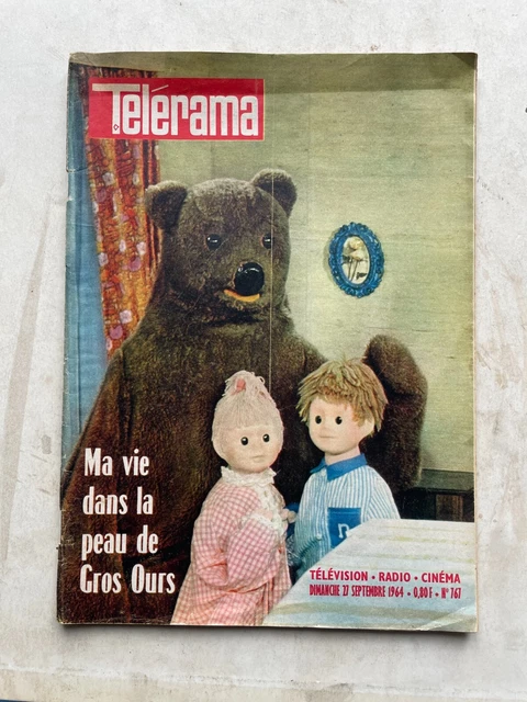 TELERAMA claude laydu bonne nuit les petits nounours n°767 27 septembre ...