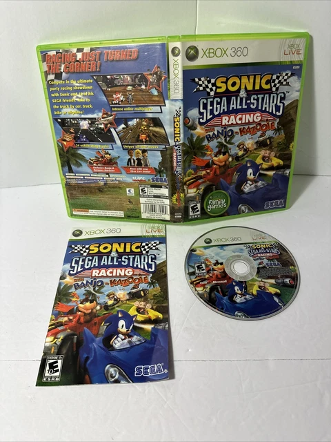 SONIC & SEGA All-Stars Racing With Banjo-Kazooie | Xbox 360 | CIB ...