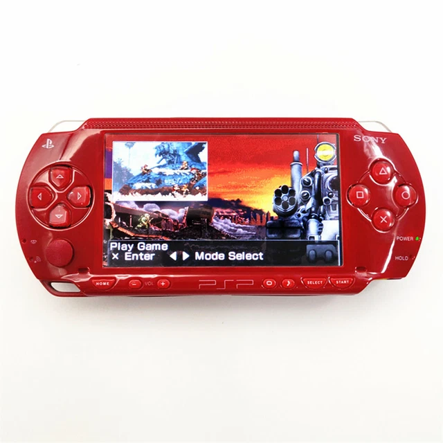 RED RETROFIT SONY PSP 1000 Handheld System Video Game Console PSP1000 £ ...