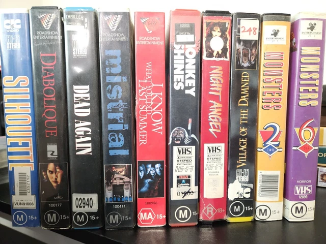 10 X MIXED VHS Movies (Titles in Picture) $0.99 - PicClick AU