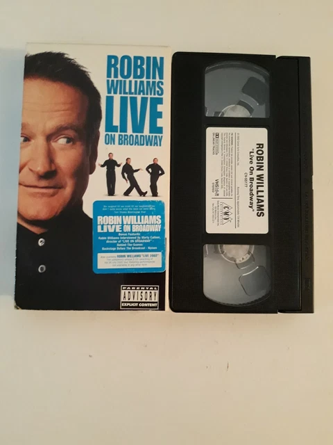 ROBIN WILLIAMS - Live On Broadway (VHS) tub0 £8.82 - PicClick UK