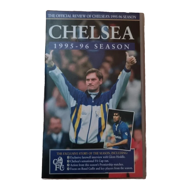 CHELSEA FC THE Official Review Of The Season 1995-1996 Football VHS ...