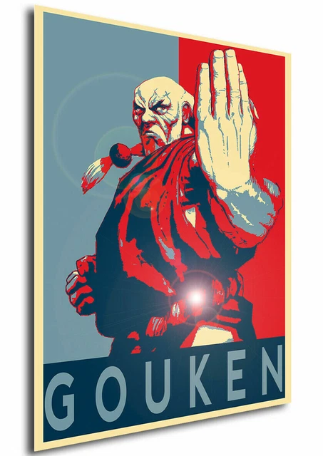 POSTER PROPAGANDA - Street Fighter - Gouken EUR 6,90 - PicClick FR