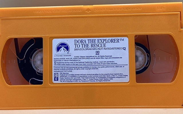 DORA THE EXPLORER To The Rescue VHS 2001 Tape Only No Box **Buy 2 Get 1 ...
