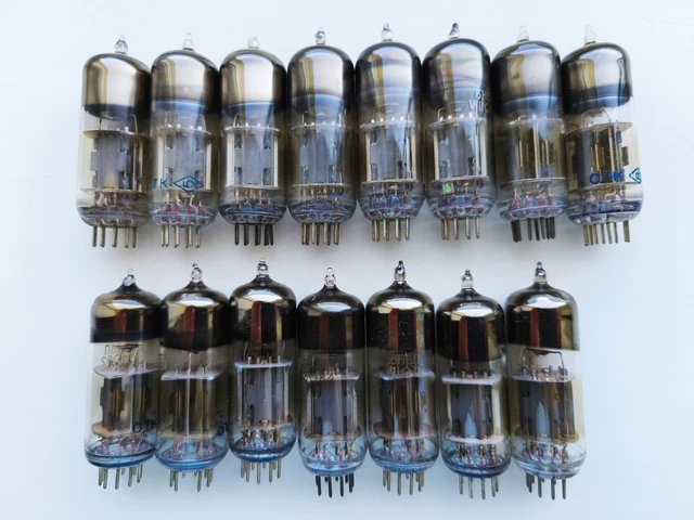VINTAGE USSR SOVIET Tubes 6N6P ECC99/E182CC Gold Grid 15 pcs. NOS £55. ...