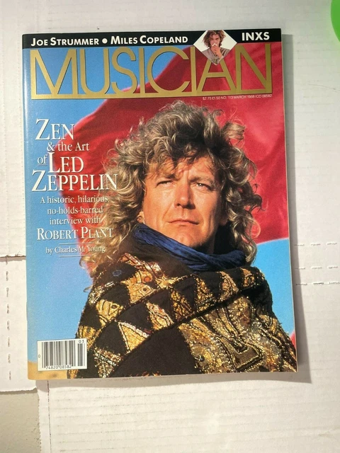 MUSICIAN MAGAZINE - March 1988 - Robert Plant/Led Zeppelin, Miles ...