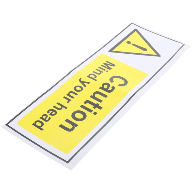 GREAT WARNING SIGN Sticker Label for Reminder Caution £4.20 - PicClick UK