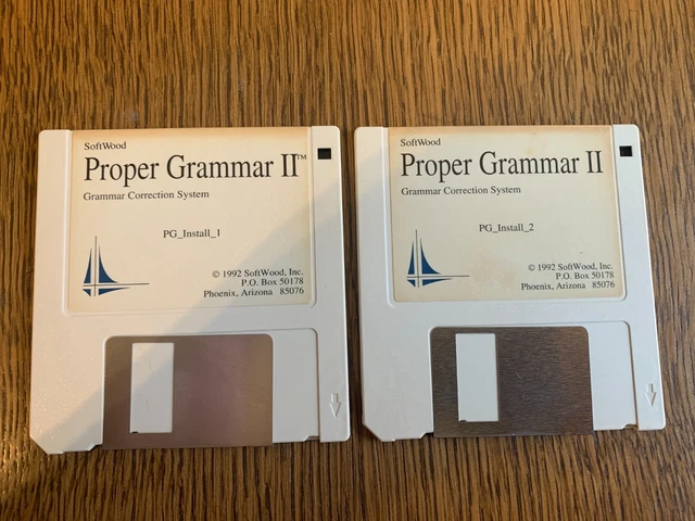 PROPER GRAMMAR II Program Amiga Computer 3.5" Inch Floppy(S) Tested Exc ...