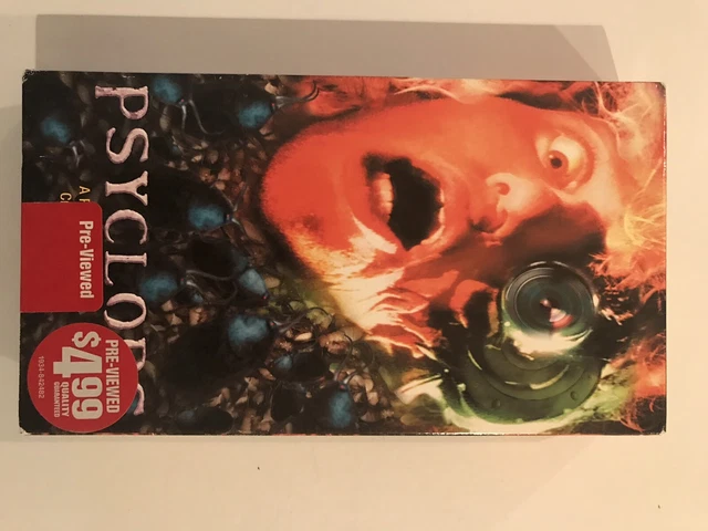 BLOCKBUSTER VHS PREVIEWED “Psyclops” Diane Di Gregorio, Irene Joseph £ ...