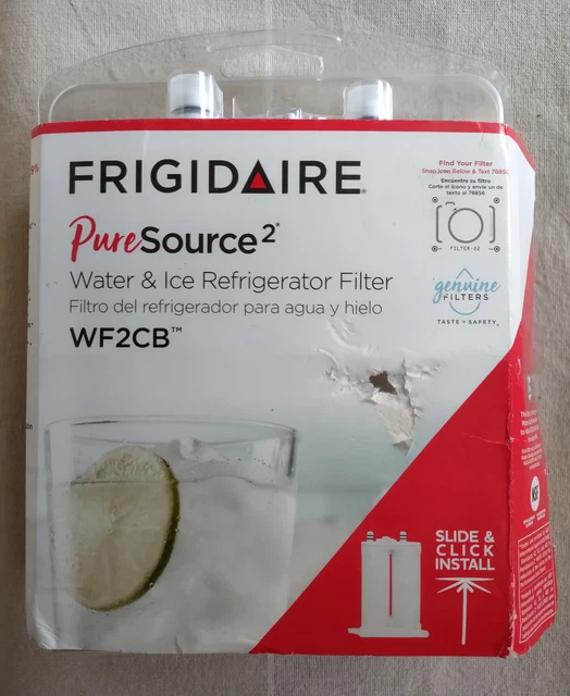 FRIGIDAIRE PURE SOURCE 2 Water/Ice Refrigerator Filter WF2CB, NEW Open ...