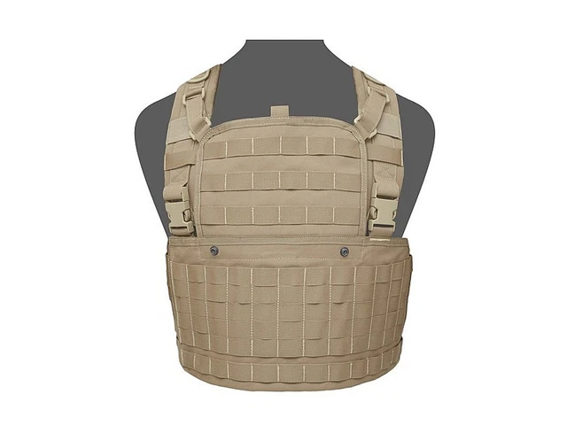 WARRIOR ASSAULT SYSTEMS 901 Chest Rig With Front Zipper Molle Platform ...