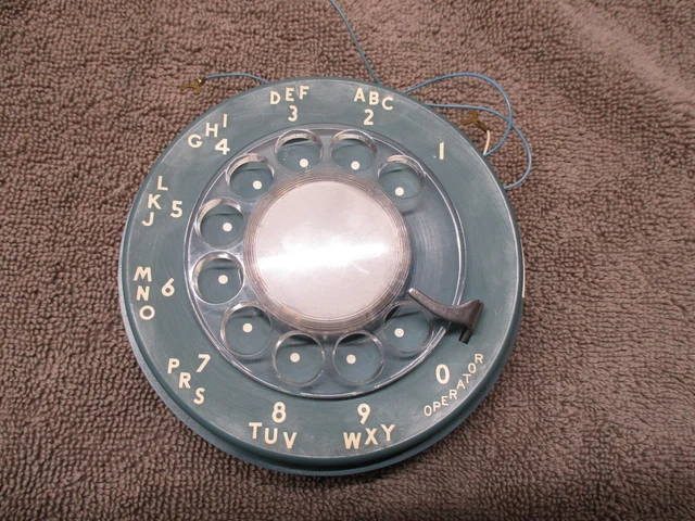 TEAL TELEPHONE DIAL Vert Extra Clean £31.74 - PicClick UK
