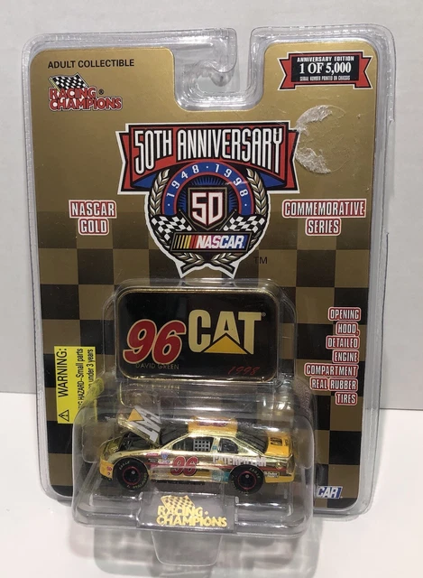 NASCAR 50TH ANNIVERSARY Gold #96 CAT Premier Die Cast by Racing ...