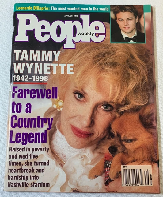 APRIL 28, 1998 PEOPLE~Tammy Wynette,Leonardo DiCaprio,Bob Dylan,George ...