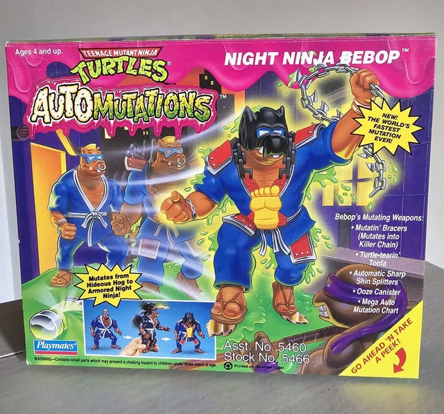 TEENAGE MUTANT NINJA Turtles - Auto Mutations Night Ninja Bebop TMNT ...