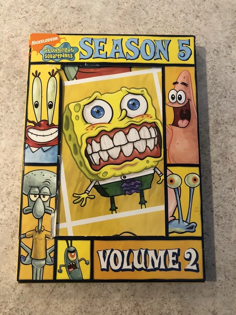 NICKELODEON SPONGEBOB SQUAREPANTS Season 5 Volume 2 DVD, 2 Disc Set £3. ...