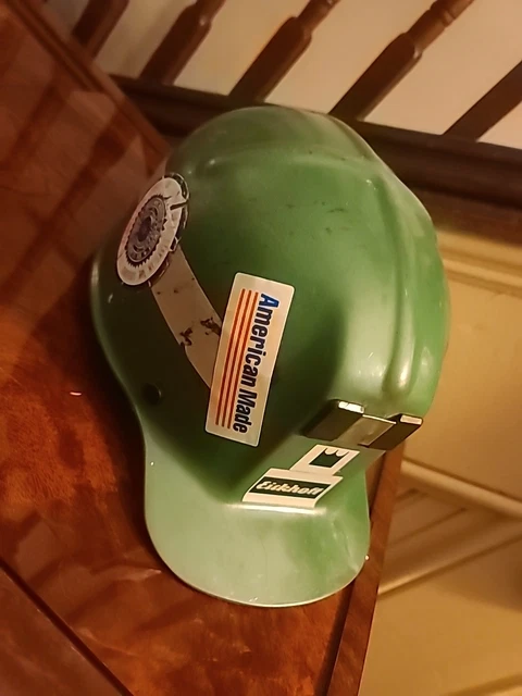 VINTAGE MSA COMFO Cap Coal Mining Helmet With Decals JOY UMWA Eickhoff ...