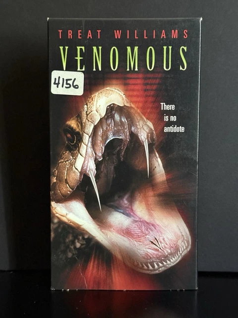 VENOMOUS VHS RARE Horror VHS Killer Snakes 20th Century Fox Home Video ...