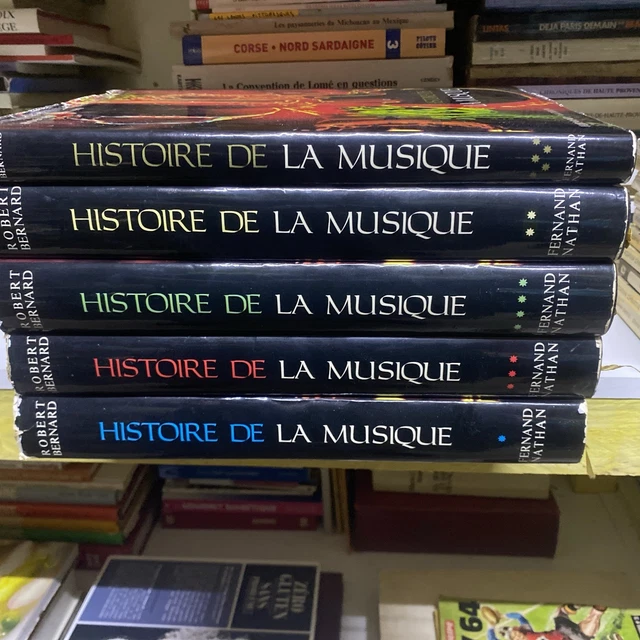 HISTOIRE DE LA Musique - Robert Bernard - 5 Tomes EUR 10,00 - PicClick FR