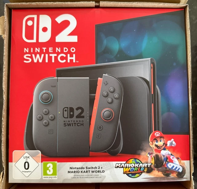 NINTENDO SWITCH 2 Bundle with Mario Kart World In Hand Sealed - FAST ...