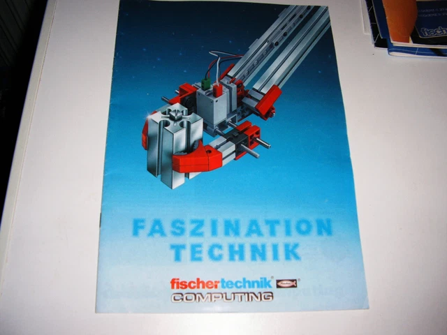FISCHERTECHNIK HEFT BAUANLEITUNG/PROSPEKTE, COMPUTING, Faszination ...
