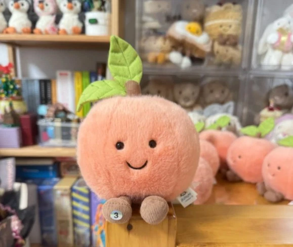JELLYCAT PEACH PINK Honey Jelly Cat Peach With Tags w/Dust Bag new £21. ...