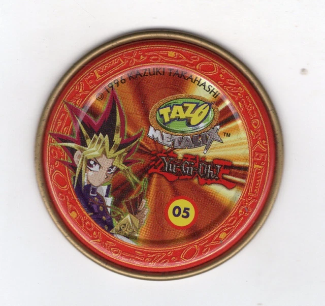 AUSTRALIAN TAZO. YU-GI-OH! METALLIX Tazos 2004 #05 Gold Ultra Metal $5. ...