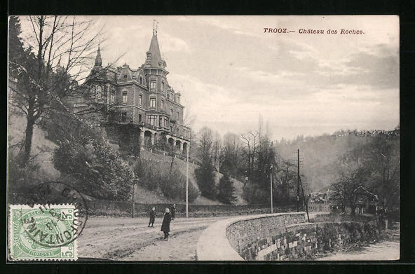 CPA TROOZ, CHÂTEAU des Roches 1911 EUR 5,00 - PicClick FR