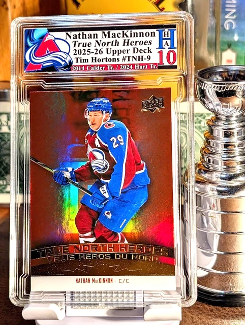 NATHAN MACKINNON 2025-26 Tim Hortons True North Heroes TNH-9 HHA 10 ...