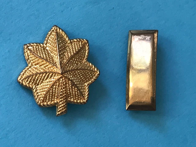 US ARMY WWII Lieutenant & Sterling Major Ranks USAAF Air Force. Genuine ...