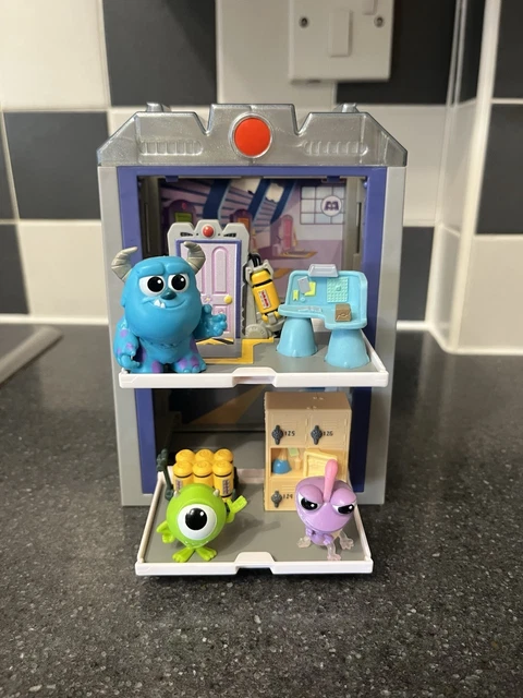 DISNEY PIXAR MONSTERS Inc Stackable Stories Scare Floor Playset With ...