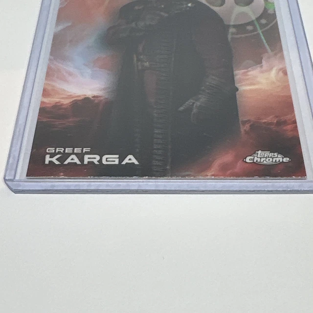 2025 TOPPS CHROME Star Wars Greef Karga Ray Wave Rare £1.29 - PicClick UK
