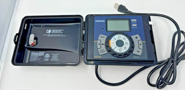 HYDRO-RAIN SPRINKLER IRRIGATION Controller Timer 6 Stations HRC-100C ...