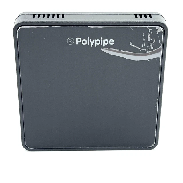 POLYPIPE THERMOSTAT SINGLE Zone Temperature Sensor Black Battery ...