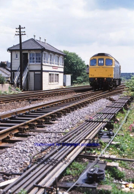 ORIGINAL 35MM RAILWAY Slide 33209 @ Latchmere Junction Signal Box 6-7 ...