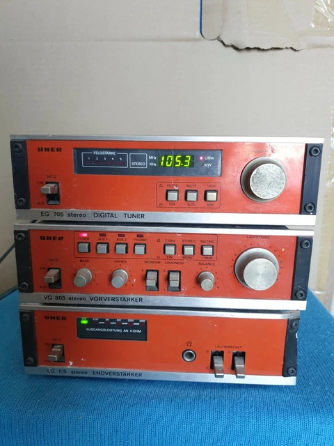 RARE ENSEMBLE AMPLIFICATEUR tuner UHER VINTAGE EUR 99,00 - PicClick FR