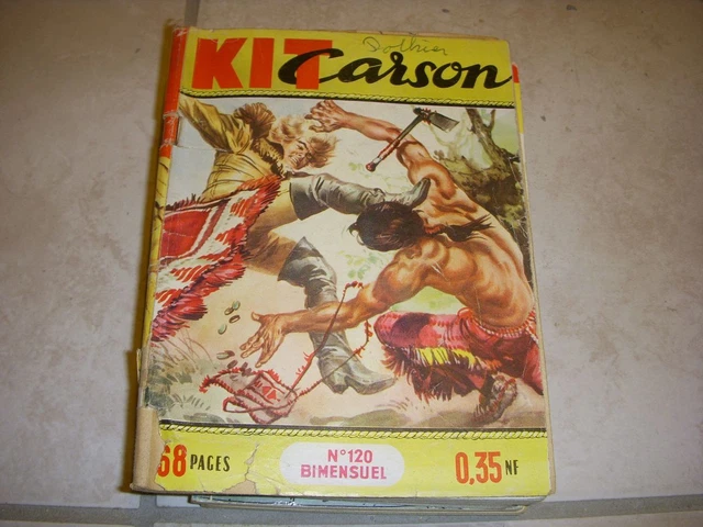 BD PT FORMAT KIT CARSON 120 20.03.1961 Editions IMPERIA BD WESTERN EUR ...