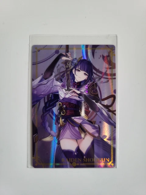 GENSHIN IMPACT RAIDEN Shogun holographic card $9.99 - PicClick CA